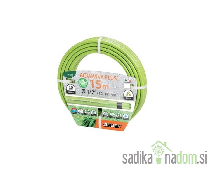 Cev za zalivanje Claber Aquaviva Plus Q1/2" (12-17 mm) | Sadika na dom